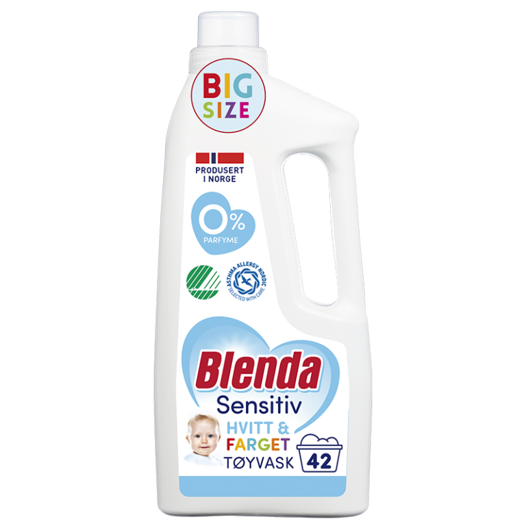 Blenda Sensitiv Flytende Tøyvaskemiddel - Blenda Sensitiv
